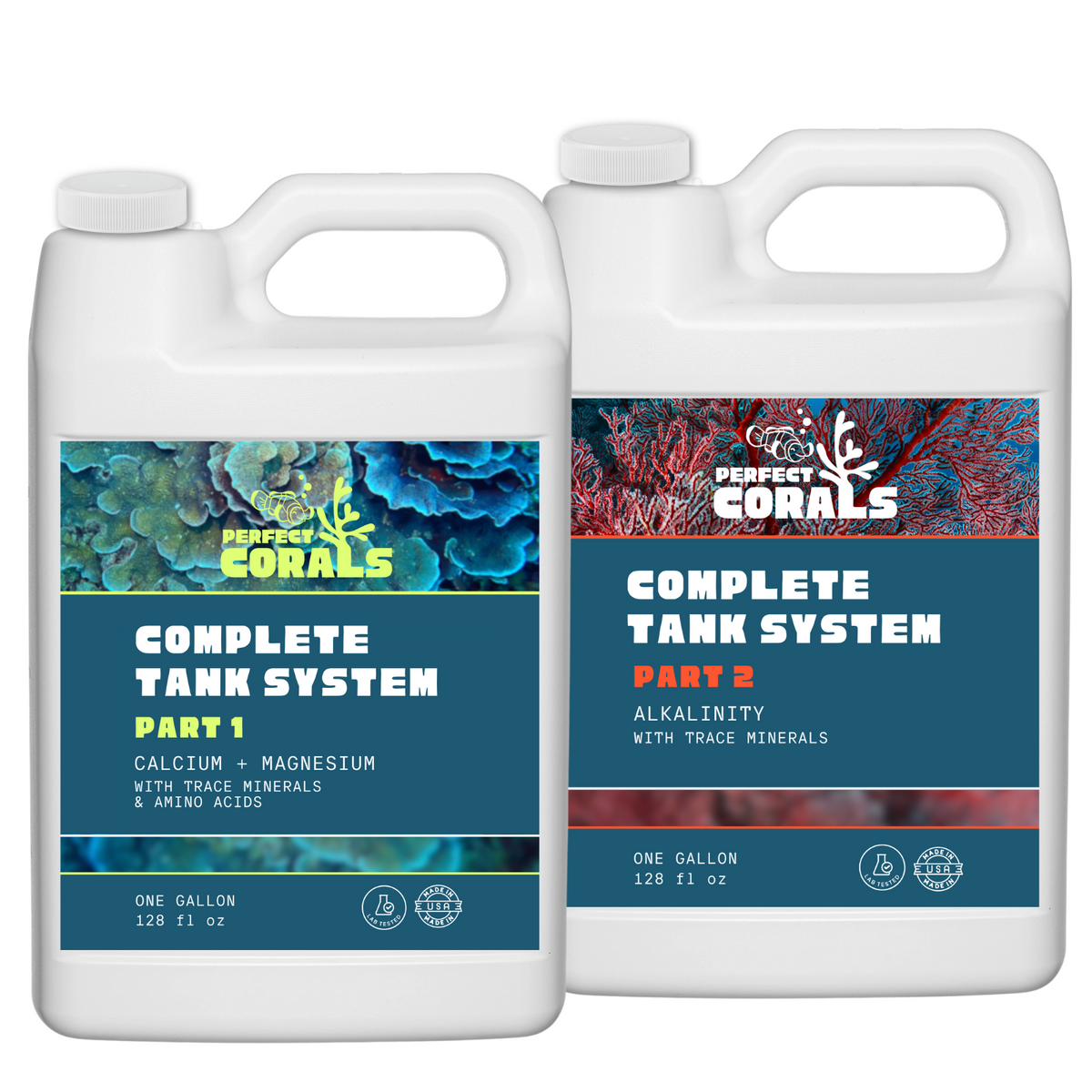Complete Tank System Set (Standard), 2-Part Calcium and Alkalinity, Tr ...