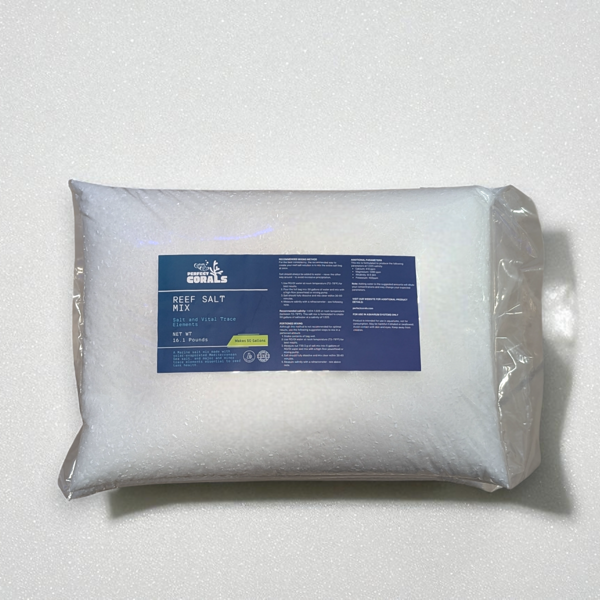 160 Gallons 35 ppt Reef Salt Mix, Contains All Major and Minor Trace E ...